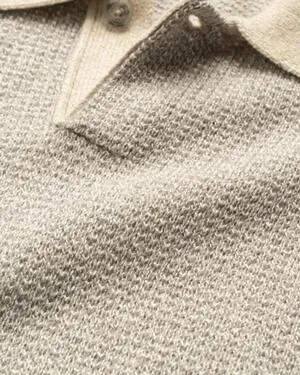 Rodd & Gunn Marlin Knit Polo Sweater - Smoke