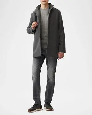 Rodd & Gunn Arrow River Wool Crewneck Sweater - Grey Marle
