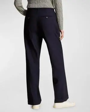 Polo Ralph Lauren High-rise Straight Pants - Navy