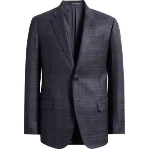 Emporio Armani Plaid Wool Sport Coat