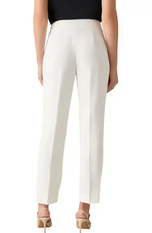 KASPER Ava Straight Leg Pants - Vanilla Ice