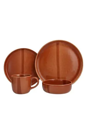 FORTESSA Svelte 16-piece Dinnerware Set - Terracotta