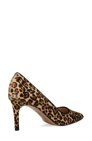 Pelle Moda Lizel 2 Pointed Toe Pump - Black/ Tan