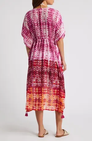 BEACHLUNCHLOUNGE Cedna Maxi Cover-up - Coral Breeze