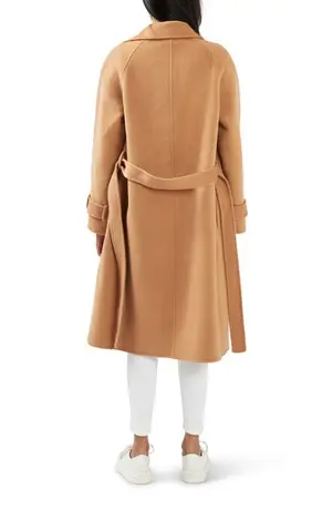 BELLE & BLOOM Shore To Shore Belted Wool Coat