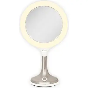 ZADRO Mood Therapy Lighted Makeup Mirror With 8x/1x Magnifications - White