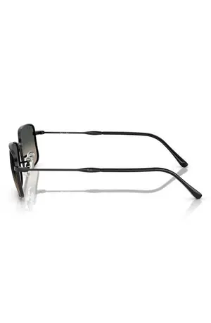 Ray-ban 59mm Gradient Rectangle Sunglasses - Black
