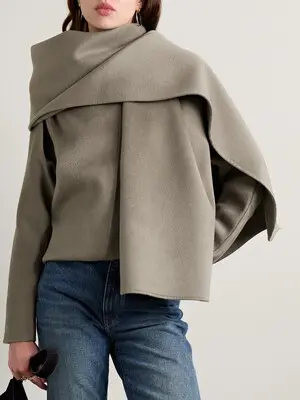 Tove Suri Wool-blend Felt Scarf