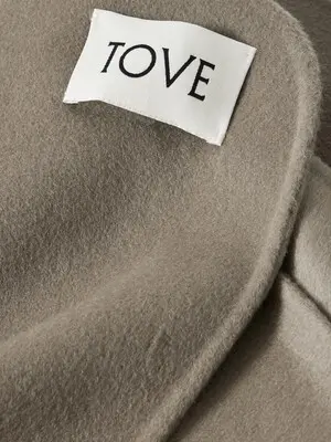 Tove Suri Wool-blend Felt Scarf