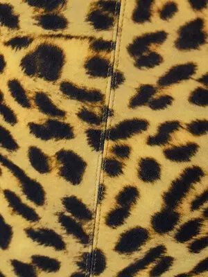 Norma Kamali Mio Strapless Leopard-print Swimsuit
