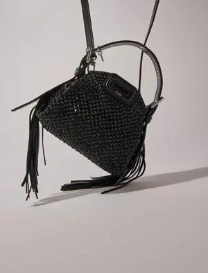 Maje Miss M Nano Rhinestone Bag