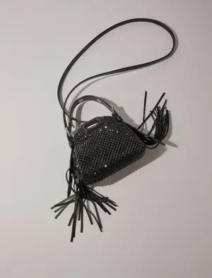 Maje Miss M Nano Rhinestone Bag