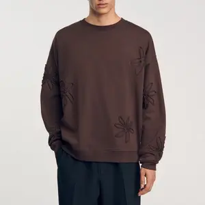 Sandro Oversized Floral Sweatshirt