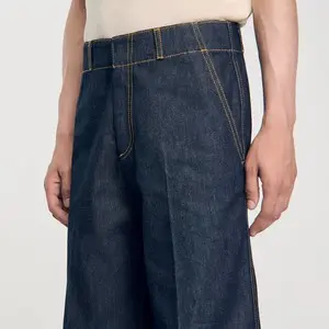 Sandro Wide-leg Flared Jeans - Raw-denim