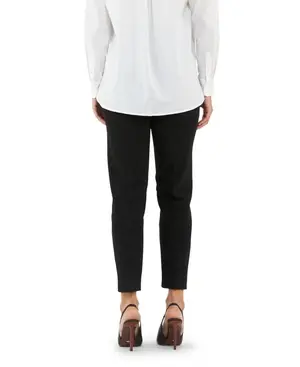 RIPE MATERNITY Alexa Classic Straight Leg Crop Pant - Black