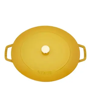 STAUB Cast Iron 6.25 Qt. Wide Oval Dutch Oven