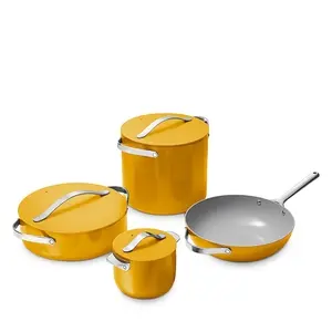 CARAWAY 8 Piece Nonstick Cookware Set - Marigold
