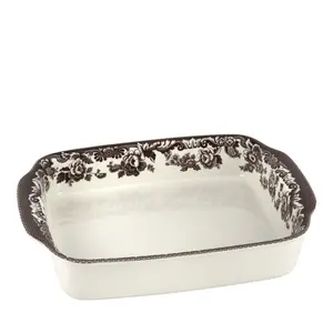 SPODE Delamere Handled Lasagna Dish - Brown