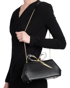 Alexis Bittar The Scissor Leather Clutch