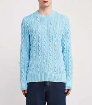 Polo Ralph Lauren Cotton Cable-knit Sweater - Blue