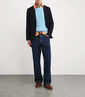 Polo Ralph Lauren Cotton Cable-knit Sweater - Blue