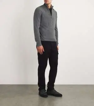 Falke Cashmere Quarter Zip Sweater