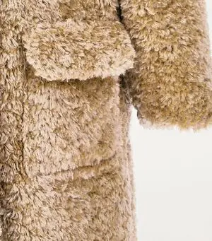 Monnalisa Longline Teddy Coat