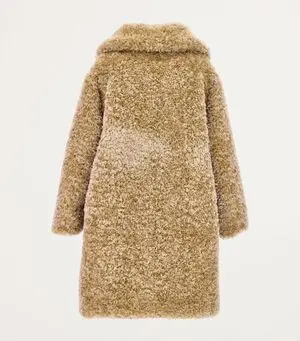 Monnalisa Longline Teddy Coat