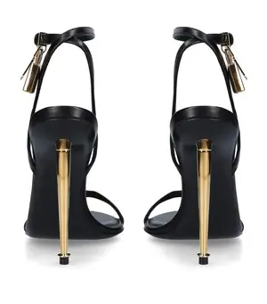 TOM FORD Leather Padlock Sandal 105