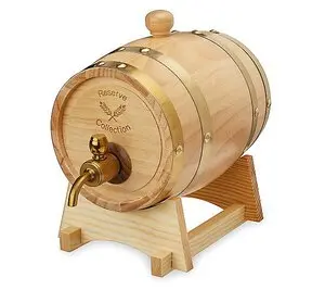 FOSTER & RYE Whiskey Barrel Drink Dispenser - One-color