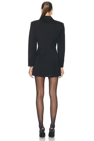 AEXAE Wool Contoured Blazer Mini Dress