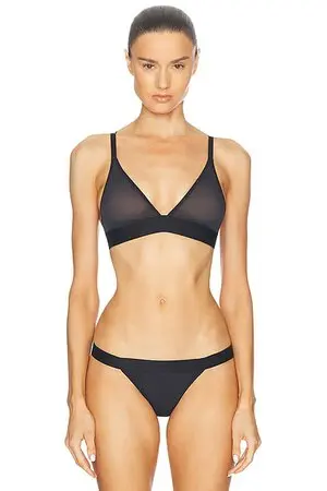 NEGATIVE UNDERWEAR Sieve Triangle Bra - Black