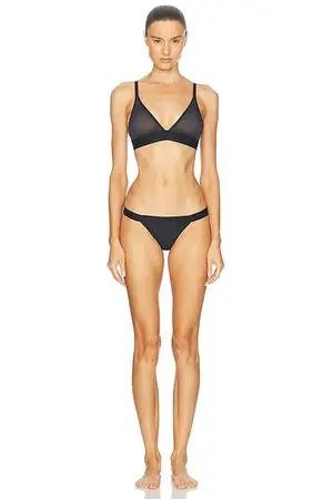 NEGATIVE UNDERWEAR Sieve Triangle Bra - Black