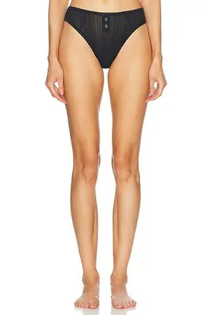 NEGATIVE UNDERWEAR Whipped French Cut Brief - Black