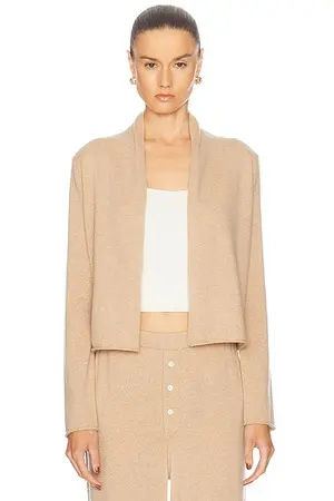 Guest In Residence Stealth Cashmere Cardigan