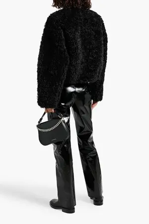 STAND STUDIO Charmaine Reversible Teddy Fleece Jacket