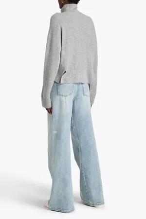 Rag & Bone Pierce Two-tone Cashmere Sweater