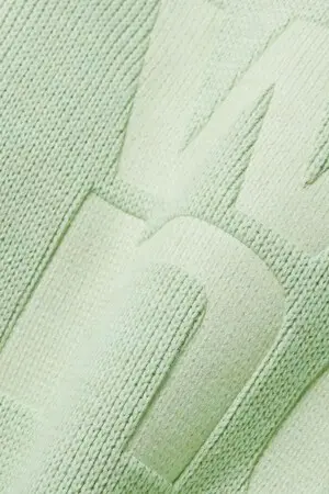 Alexander Wang Embossed Knitted Sweater - Light Green