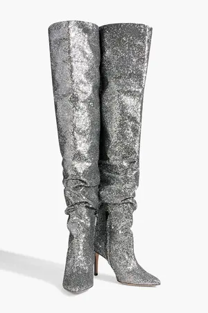 IRO PARIS Glittered Thigh High Boots