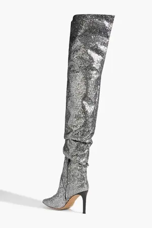 IRO PARIS Glittered Thigh High Boots