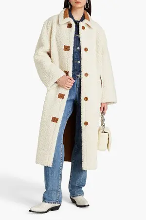 STAND STUDIO Kenca Reversible Teddy Fleece Coat