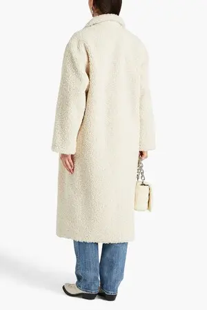 STAND STUDIO Kenca Reversible Teddy Fleece Coat