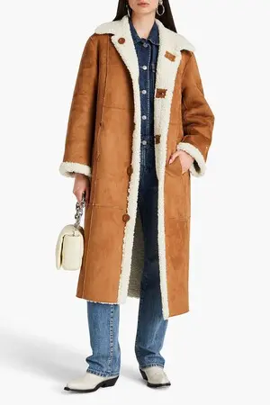 STAND STUDIO Kenca Reversible Teddy Fleece Coat