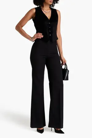 Rag & Bone Priya Cotton-blend Velvet Vest