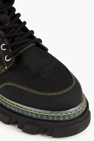 GANNI Lace-up Ankle Boots - Black