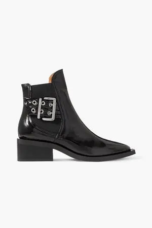 Ganni Stacked Heel Boots For Women