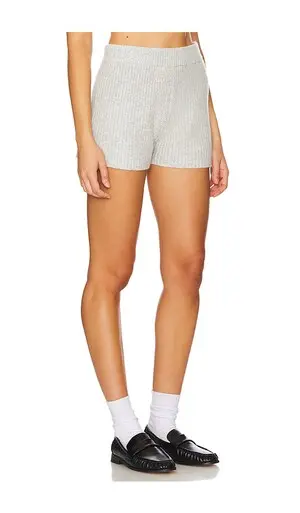 AEXAE Cashmere Cable Knit Short