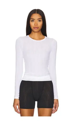 NEGATIVE UNDERWEAR Whipped Long Sleeve Top - White