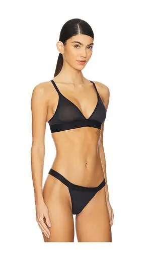 NEGATIVE UNDERWEAR Sieve Triangle Bra - Black
