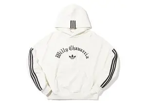 Adidas X Willy Chavarria Wc Fleece Hoodie - White/black